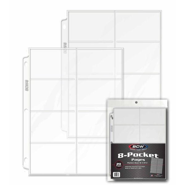 Vinyl 8-Pocket Pages